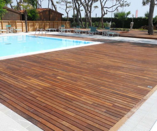 Parquet Lapacho: decking legno Ipè Lapacho per esterni