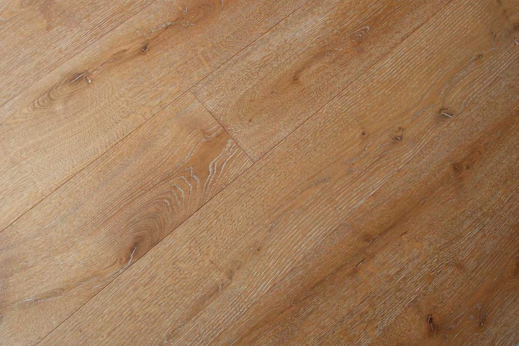 Beige Pickled Oak Parquet: maxi plank Made in Italy
